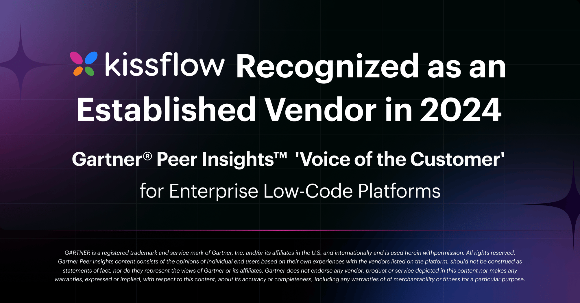 Kissflow Named an Established Vendor in 2024 Gartner Peer Insights for ...