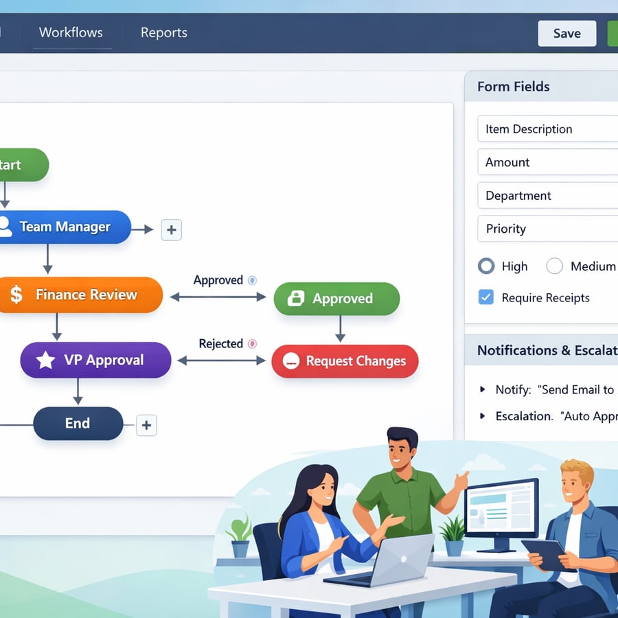 No-Code Approval Workflow Guide: Build Multi-Step Approvals Without ...