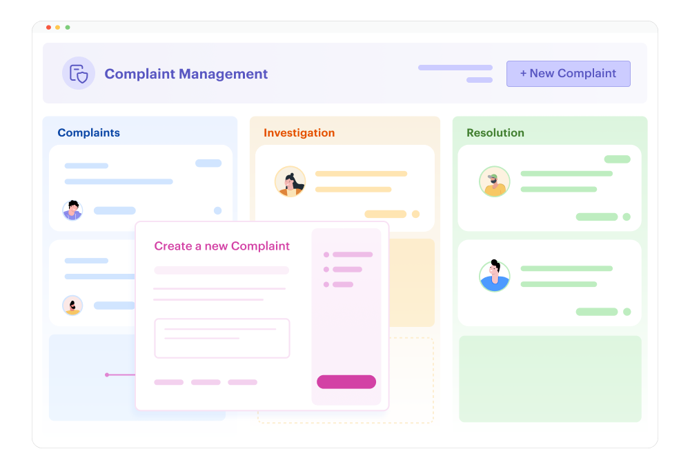 Complaint Management Template & Automation | Kissflow