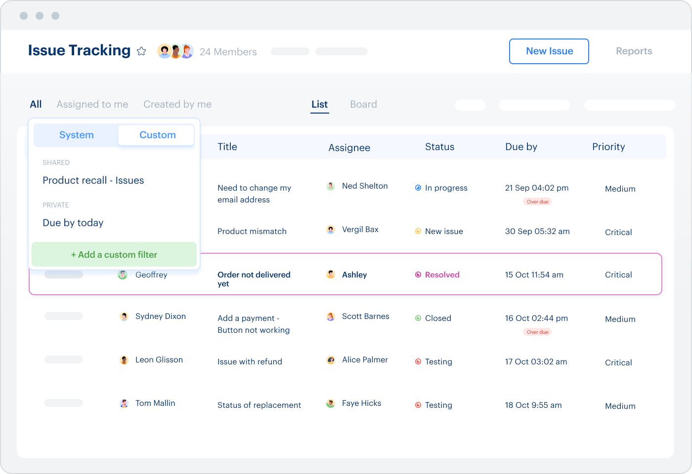 Issue Tracking Software - Flexible & Agile | Kissflow