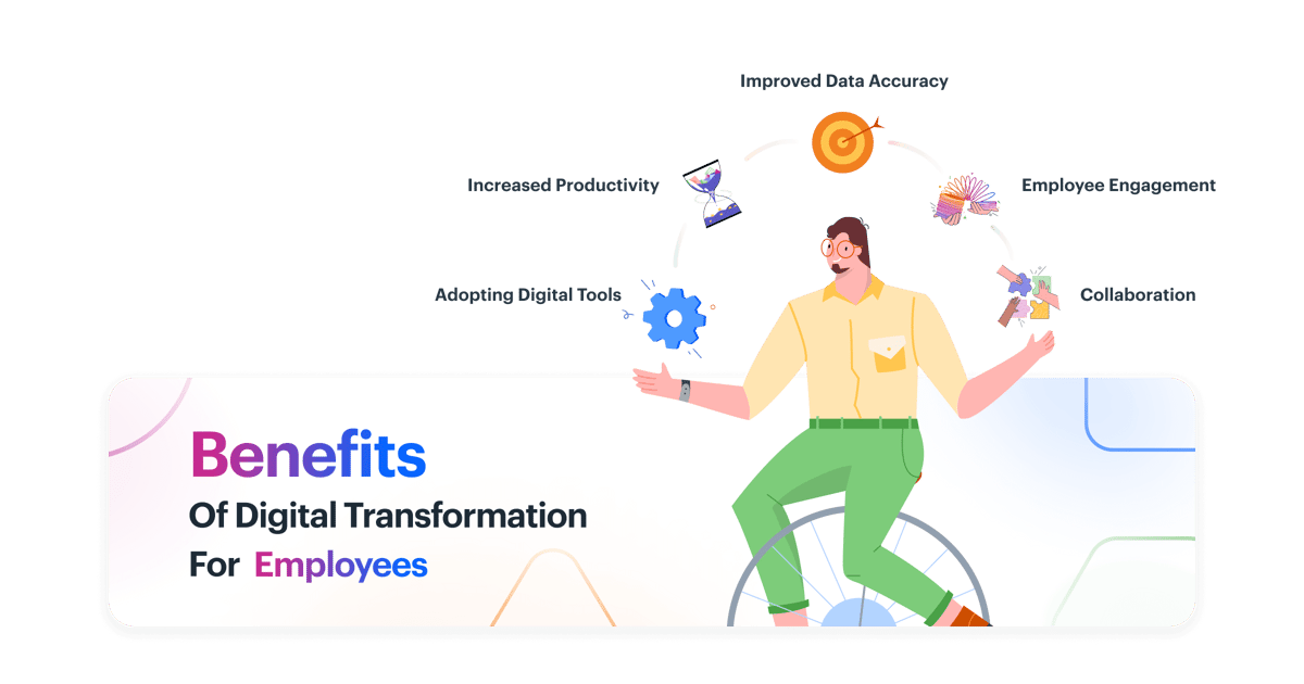 Digital Transformation for Employees: Benefits & Tech Empowerment