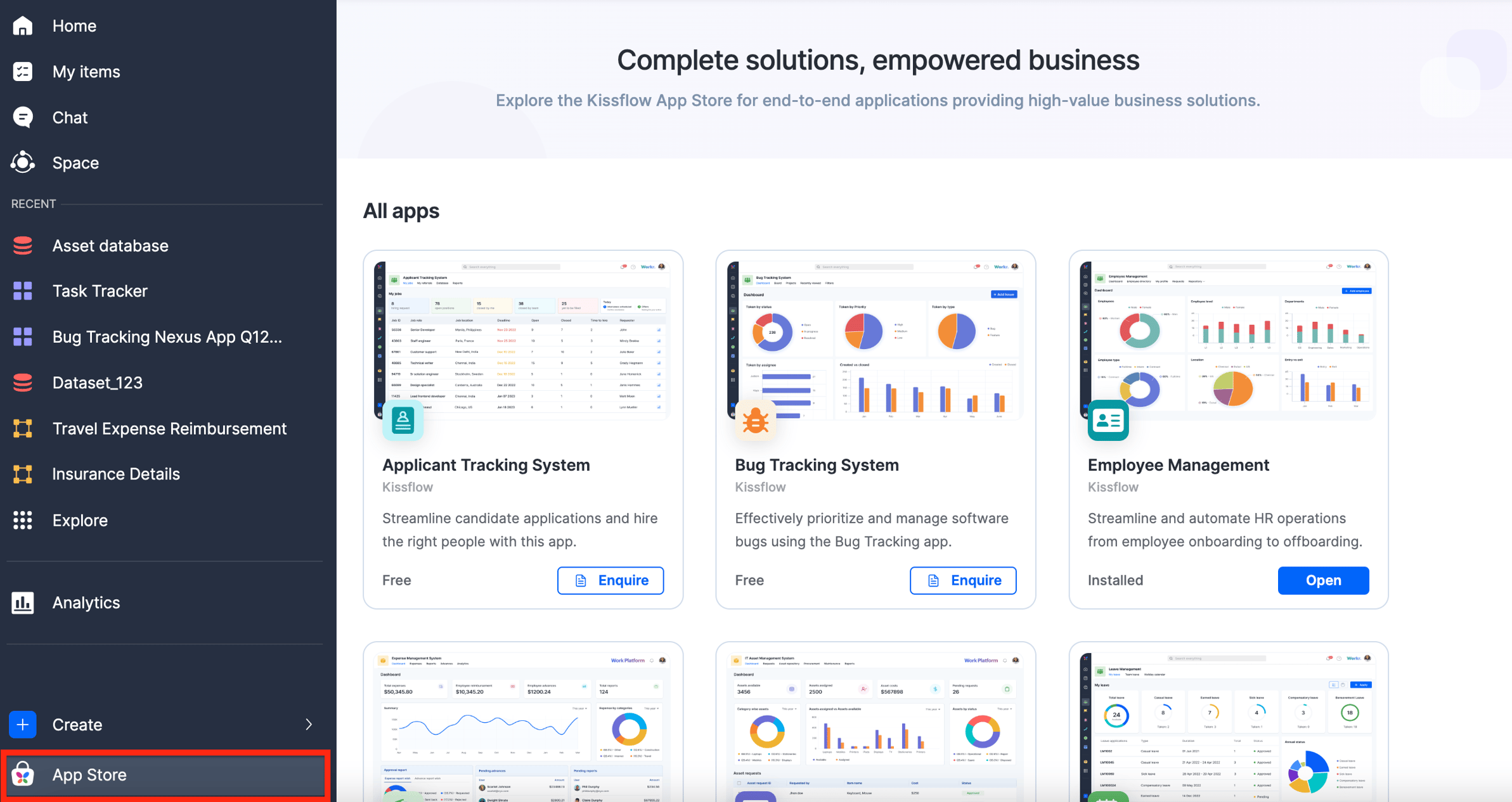Introducing Kissflow App Store Introducing Kissflow App Store
