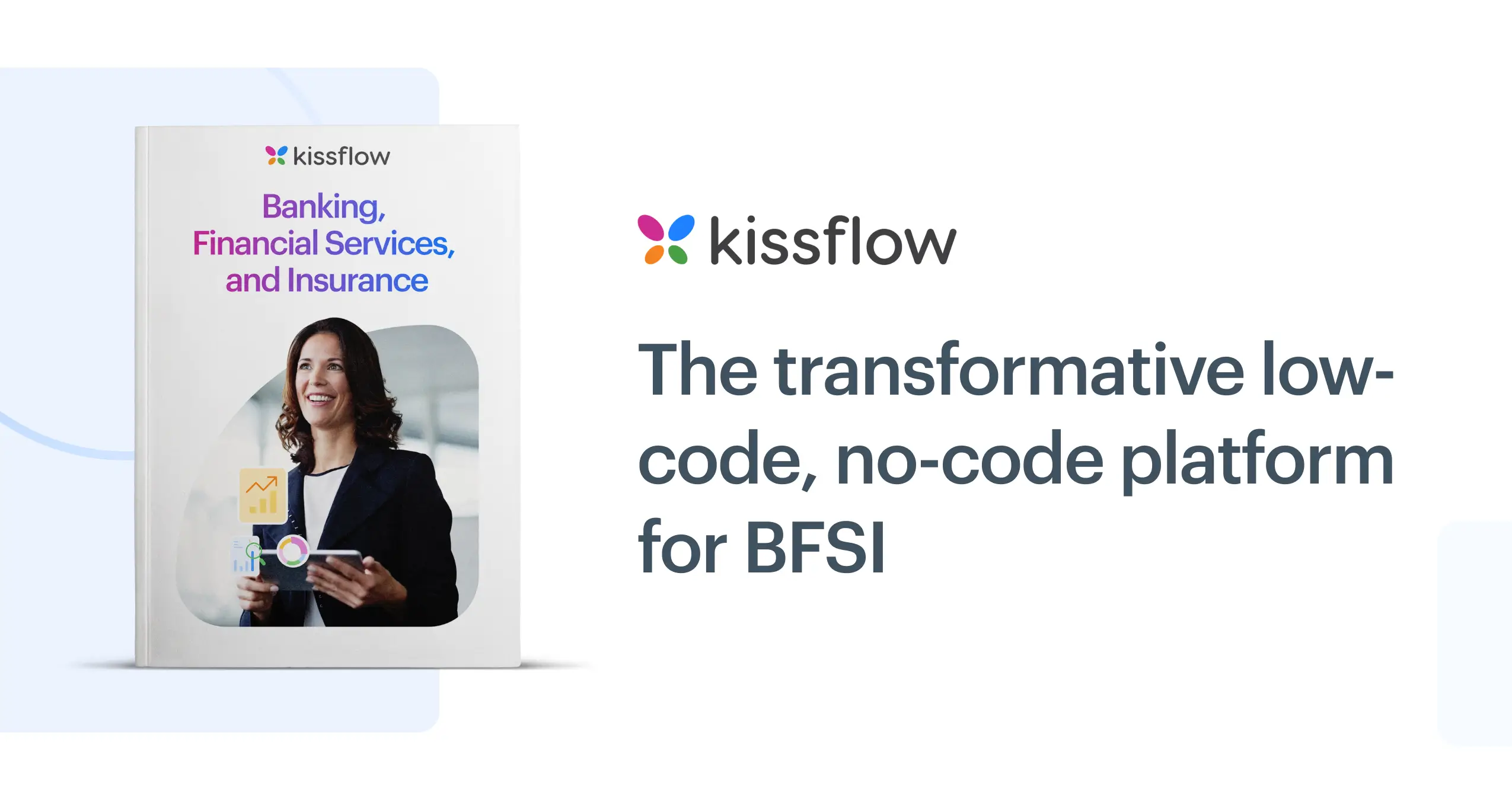 Kissflow for BFSI: Low-Code Solutions Booklet