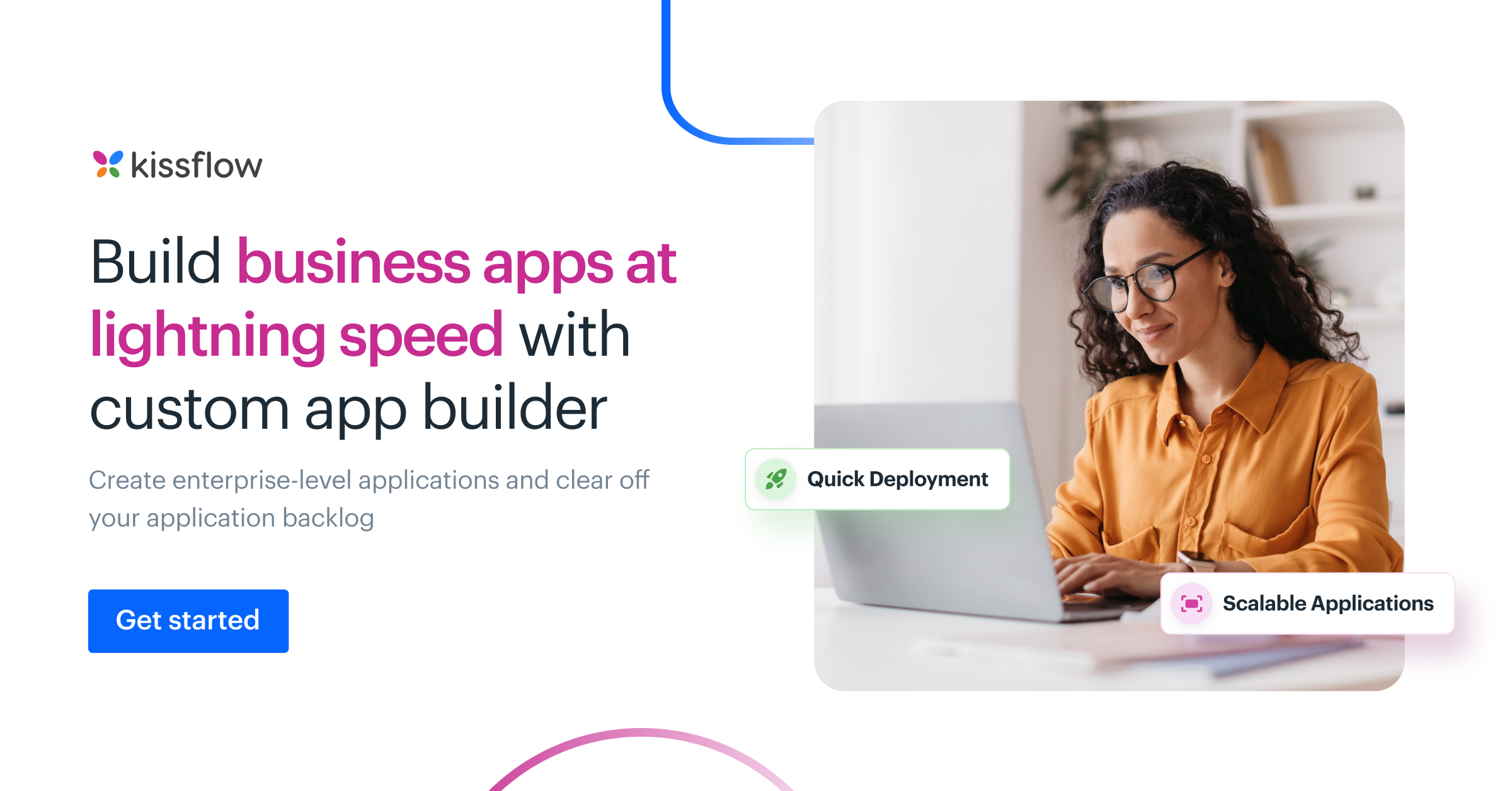 Build business apps at lightning speed with custom app builder
