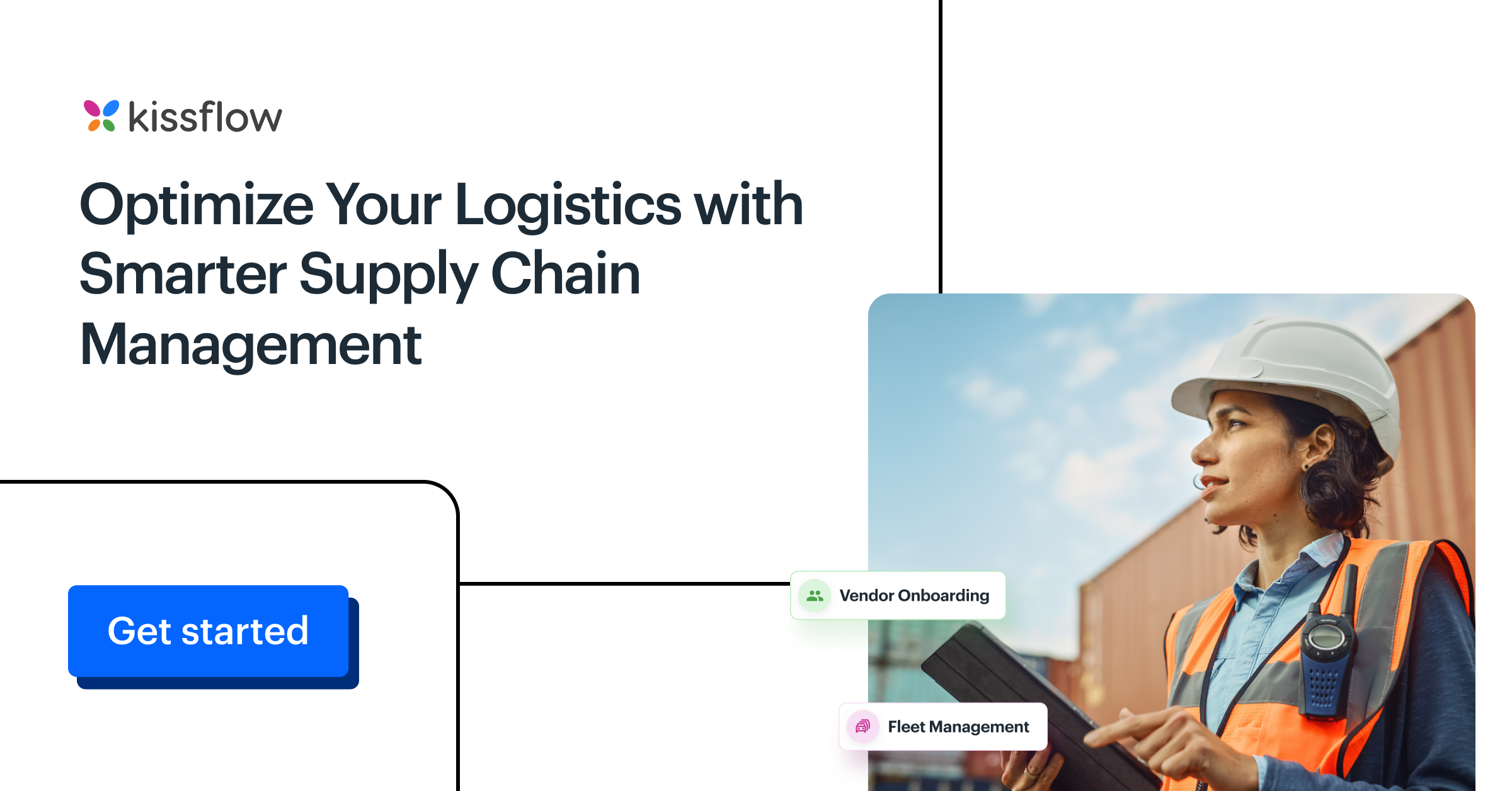 Logistics Management Software | Kissflow's Low-Code for Logistics Apps