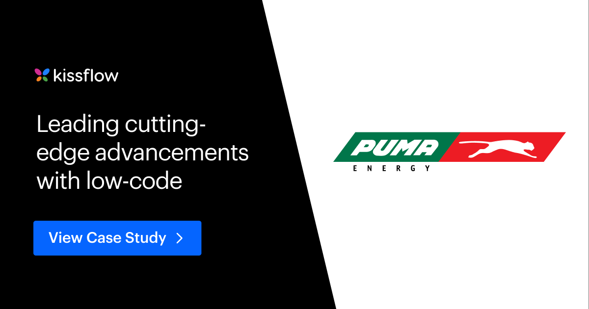 Success Story: Puma Energy with Kissflow's Low-code platform