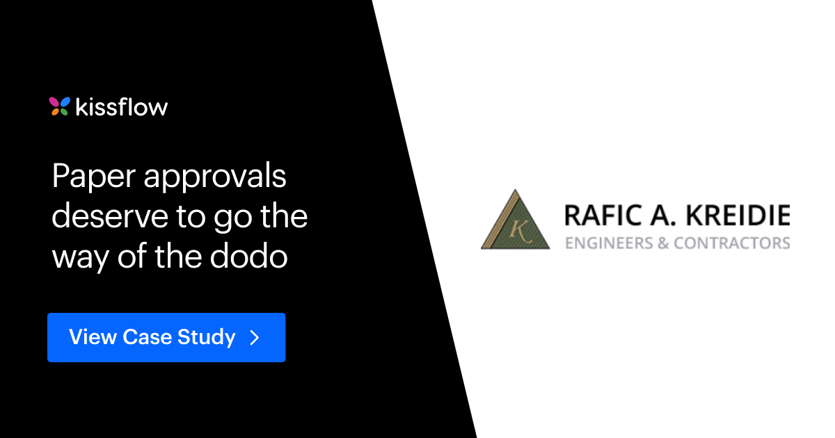 Success Stories: Rafic A. Kreidie with Kissflow Work Platform