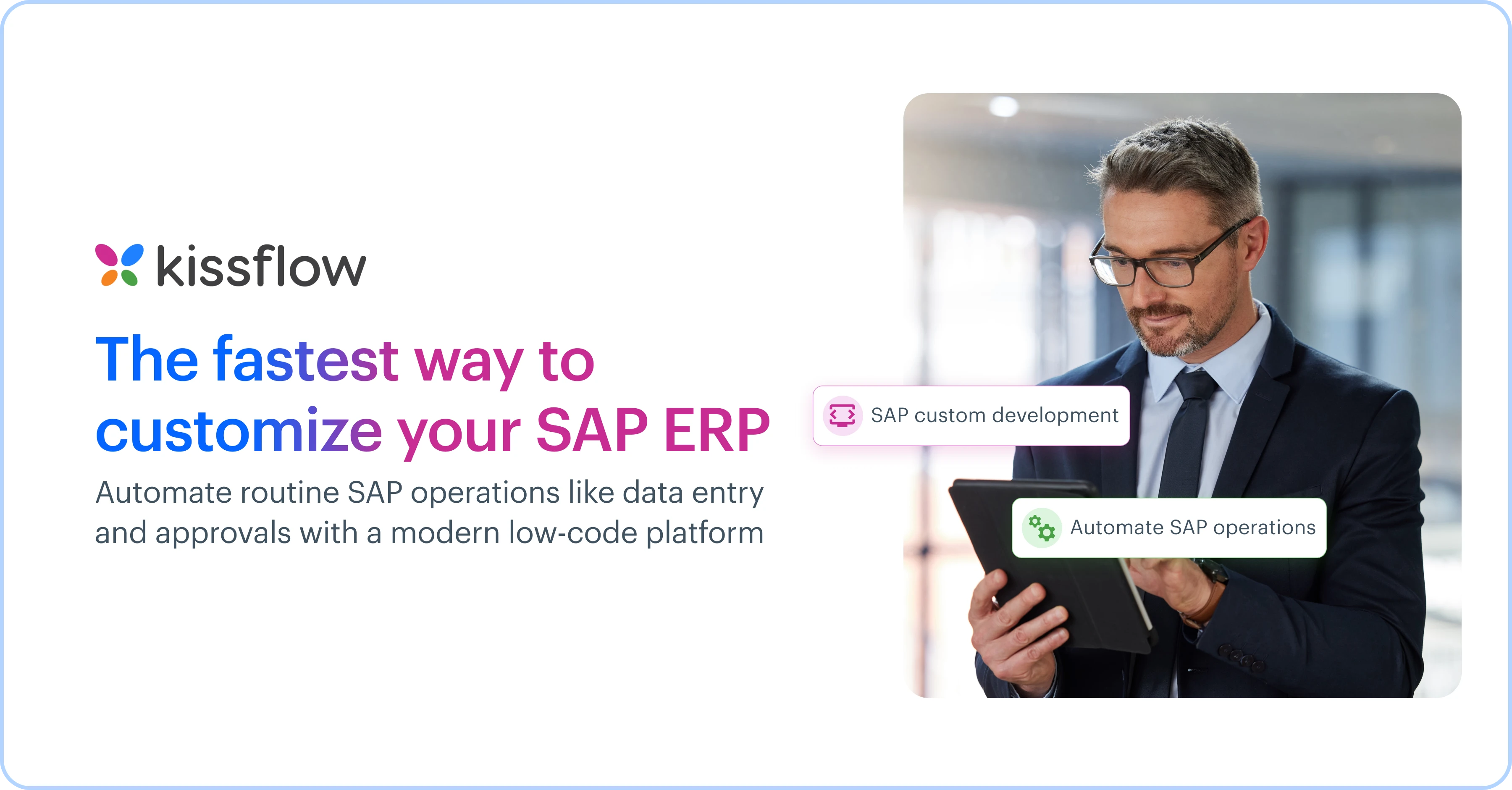 Automate and customize SAP operations